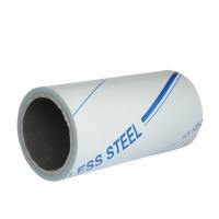 China 80um Thickness High Adhesion Black White Stainless Steel Protective Film For Laser CO2 Cutting for sale