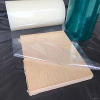 China Transparent Furniture Surface Adhesive PE Protective Film For Hard Wood Floors for sale