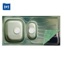 China Deep Drawing Metal Sheet PE Stainless Steel Protective Film With High Elongation And Tear Resistance for sale