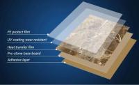 China Self Adhesive PE Protective Film Rolls For UV Sheet PVC Marble Wall Panels WPC Panel for sale