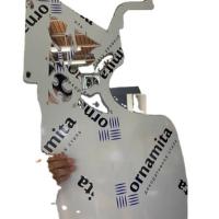 China Self-Adhesive Black And White Low Density Polyethylene Protective Film For Color Coated Steel Plate for sale