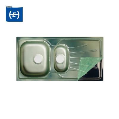 China Stainless Steel Anti Scratch PE Deep Drawing Self Adhesive Protective Film for sale