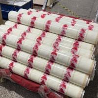 China 50 Mic Clear Transparent Self Adhering Hard Floor Protection Film Rohs BSCI Certified 60CM Width 50M Or 100M in Length for sale