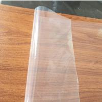 China 50 Mic Clear Transparent Self Adhering Hard Floor Protection Film Rohs BSCI Certified 60CM Width 50M Or 100M in Length for sale