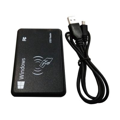 China UHF USB Desktop RFID Card Reader Smart Contactless Card Reader Small Size for sale