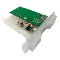 China Illuminated Magnetic Swipe Card Reader Semi Transparent Bezel Half Insertion for sale