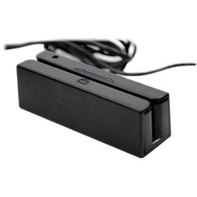 China Manual Swipe Magnetic Stripe Card Reader And Writer 90mm 3 Track USB Interface for sale