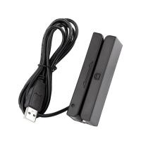 China Manual Swipe Magnetic Card Reader And Writer USB Interface All Track for sale