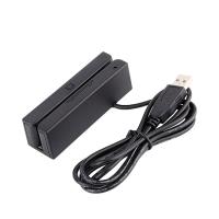 China ASCII Magnetic Card Scanner All Tracks Available Small Size Magnetic Stripe Card Reader for sale