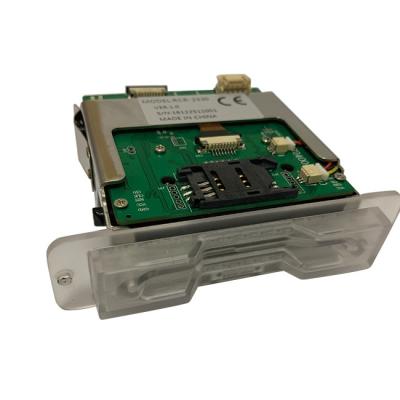 China ABS Plastic Hybrid Card Reader 96mm X 65mm X 16mm Black USB Interface for sale