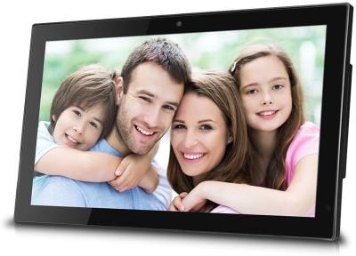 China Real Time Cloud Digital Photo Frame 19 Inch Support IPhone / Android APP for sale