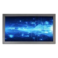 China Wall Mounted SAW Touch Screen Monitor Usb Rs232 10 Point Multi Touch IP 65 for sale