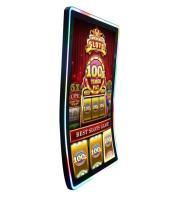 China 43'' J type 3840X2160 UHD 4K  Projected Capacitive curved touch sreen gaming screen for sale
