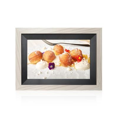 China 20W 200cd/m2 BOE 21.5in Wooden Digital Photo Frame for sale