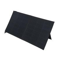 China 60W foldable solar blanket for camping with bracket for sale