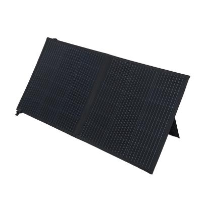 China 60W foldable solar blanket for camping with bracket for sale