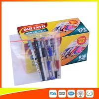 China Household Clear Plastic Resealable Bags With Zipper Biodegradable For Packing for sale