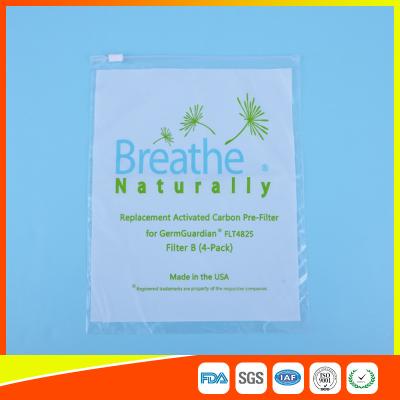 China Custom Printed Zippered Storage Bags Clear Reclosable Plastic Material for sale