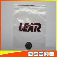 China PVC Poly Plastic Packing Ziplock Bags Waterproof  Resealable With Zipper for sale