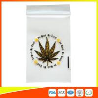 China Custom Reclosable Poly Packing Ziplock Bags / Resealable Clear Plastic Zipper Bags for sale