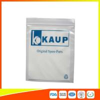 China Custom Transparent Industrial Zip Lock Packaging Bags , Small Ziplock Pouches for sale