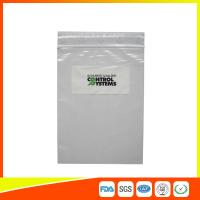 China Clear Plastic Resealable Zip Lock Pouch Bags For Industrial Products Storage for sale