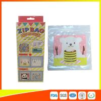 China Cartoon Custom Printed Resealable Bags With Zipper Top For Food / Candy / Cookies for sale