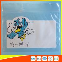 China LDPE Reclosable Ziplock Storage Bags For Cosmetic Packing With Colorful Box for sale