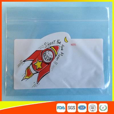 China Multi Color PE Custom Printed Ziplock Bags Resealable For Grocery Packing for sale