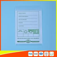 China Clear Ziplock Pill Bags For Tablet Dispensing , Reclosable Plastic Seal Bags for sale