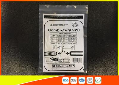 China Printed Industrial Strength Plastic Bags With Vent Hole , Small Ziplock Pouches for sale