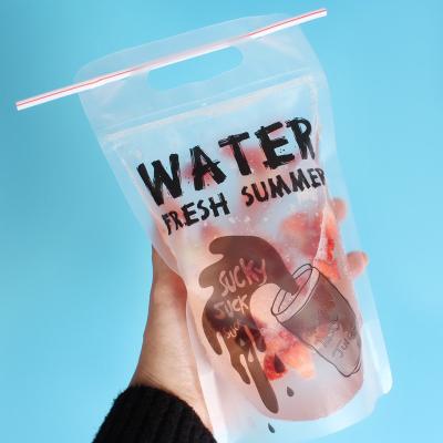 China Leakage Proof Stand Up Ziplock Bags Custom Printed Zipper Pouch Liquid Packaging for sale