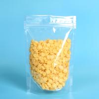 China PET/ PE Clear Plastic Zipper Stand Up Ziplock Bags Dry Food Grade Packaging Bags for sale