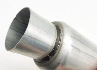 China 3 Inch Straight Through Universal Exhaust Resonator 16 Inch Body Stainless Steel for sale