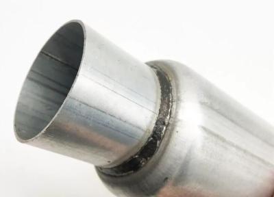 China 3 Inch Straight Through Universal Exhaust Resonator 16 Inch Body Stainless Steel for sale