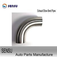China Customizable Stainless Steel Exhaust Bend 152mm Length 1.5mm Wall Auto Exhaust Pipe for sale