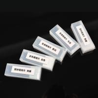 China 1.0-1.2mm Microscope Slides Cover Slips 90 Corner 45 Corner for sale
