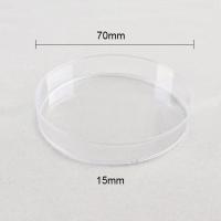China 70mm Bacterial Cell Culture Plastic Petri Dishes With Lids Culture Dishes for sale