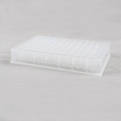 China 0.8mL Polypropylene Cell Culture Sample Storage 96 Square Deep Well Plate for sale