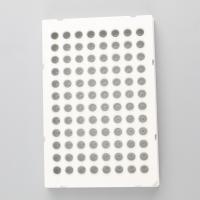 China 100 Ul Full Skirted White PCR Plates With Transparent Tubes Disposable Plastic Plates for sale