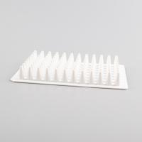 China Standard Profile Flat Non Skirted Cut Corner White 96 Well PCR Plates 0.1ml for sale