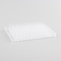 China Medical Grade Polypropylene 96 Well 0.2 Ml Half Skirt PCR Plate With Black Number for sale