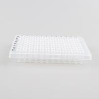 China Medical Grade Polypropylene 96 Well 0.2 Ml Half Skirt PCR Plate With Black Number for sale