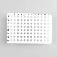 China Dna And Rna Free 0.2ml White Color Non Skirted PCR Plate With Black Numbers for sale