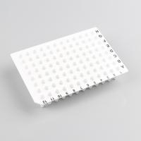 China Dna And Rna Free 0.2ml White Color Non Skirted PCR Plate With Black Numbers for sale