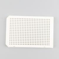 China 384 PCR Well Plate 40ul Round Holes White Microplate With Two Corners for sale