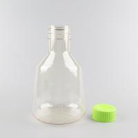 China Lab Use 2500 Ml Erlenmeyer Plastic Flask In Chemistry Sealed Cap Vent Cap for sale