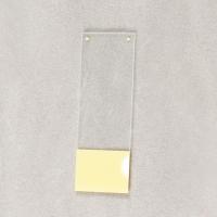 China Glass CE ISO Microscope Slides Cover Slips Lab Use Yellow Frosted Edge for sale