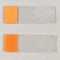 China ISO CE FDS Prepared Orange Microscope Slides Cover Slips for sale