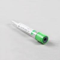 China CE ISO Green Cap Lithium Heparin Disposable Vacuum Blood Collection Tube With Rubber Plug for sale